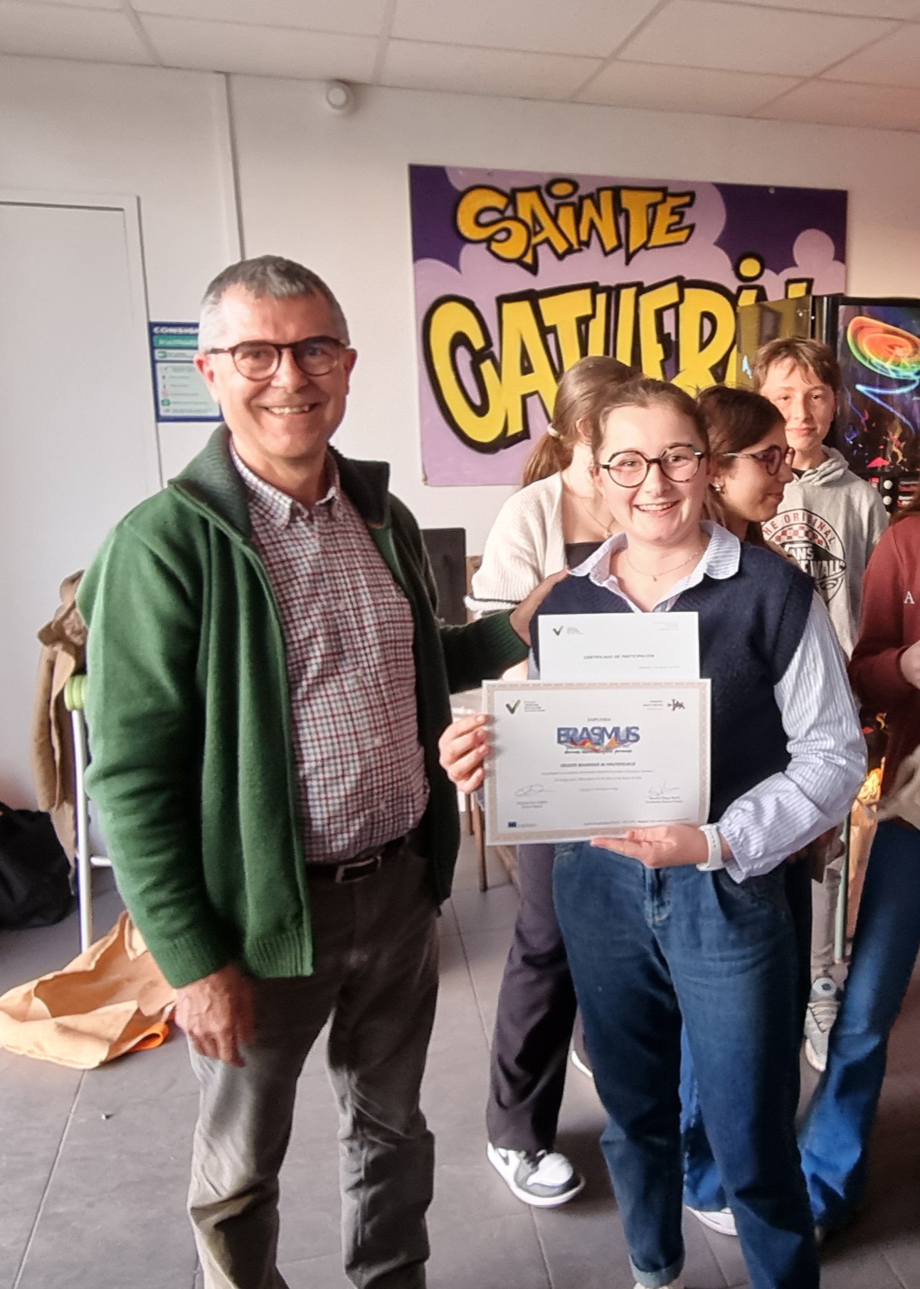 Soirée départ échange franco-espagnol / Erasmus - Institution Sainte ...