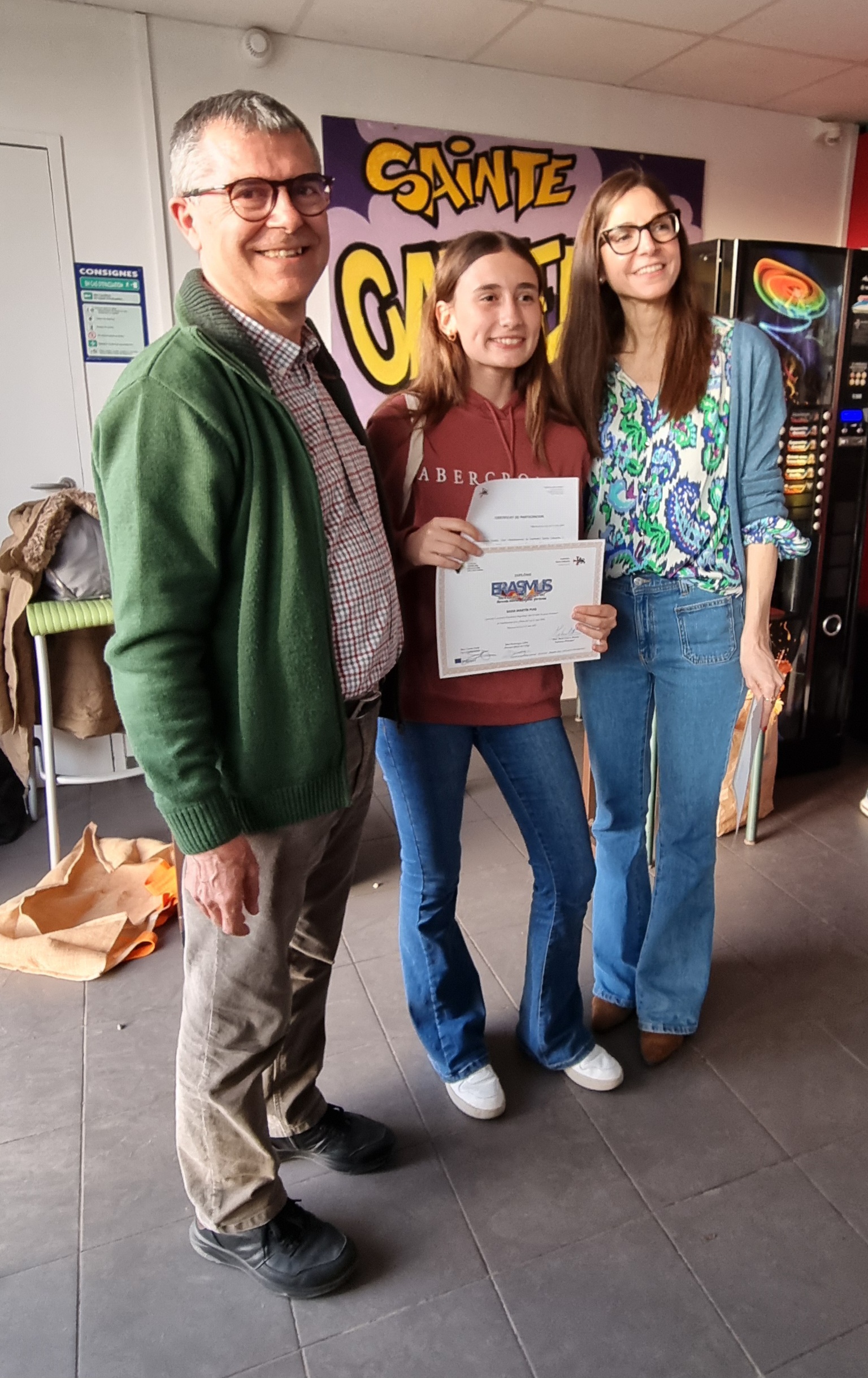 Soirée départ échange franco-espagnol / Erasmus - Institution Sainte ...